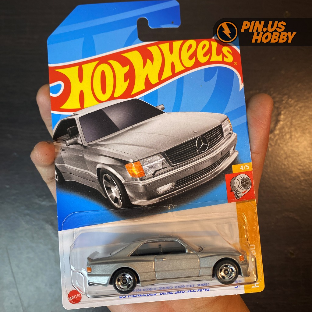 Jual HOT WHEELS MERCEDES BENZ 560 SEC AMG not 500 E Silver Hitam Merah ...