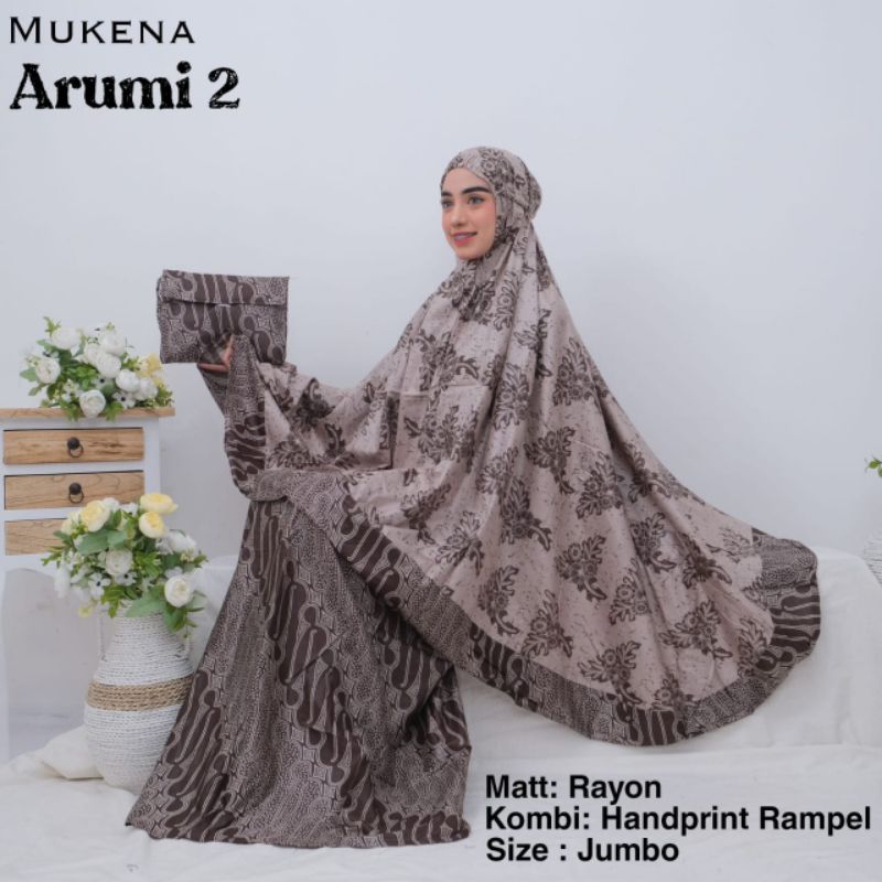 Jual mukena batik arumi/mukenah batik | Shopee Indonesia