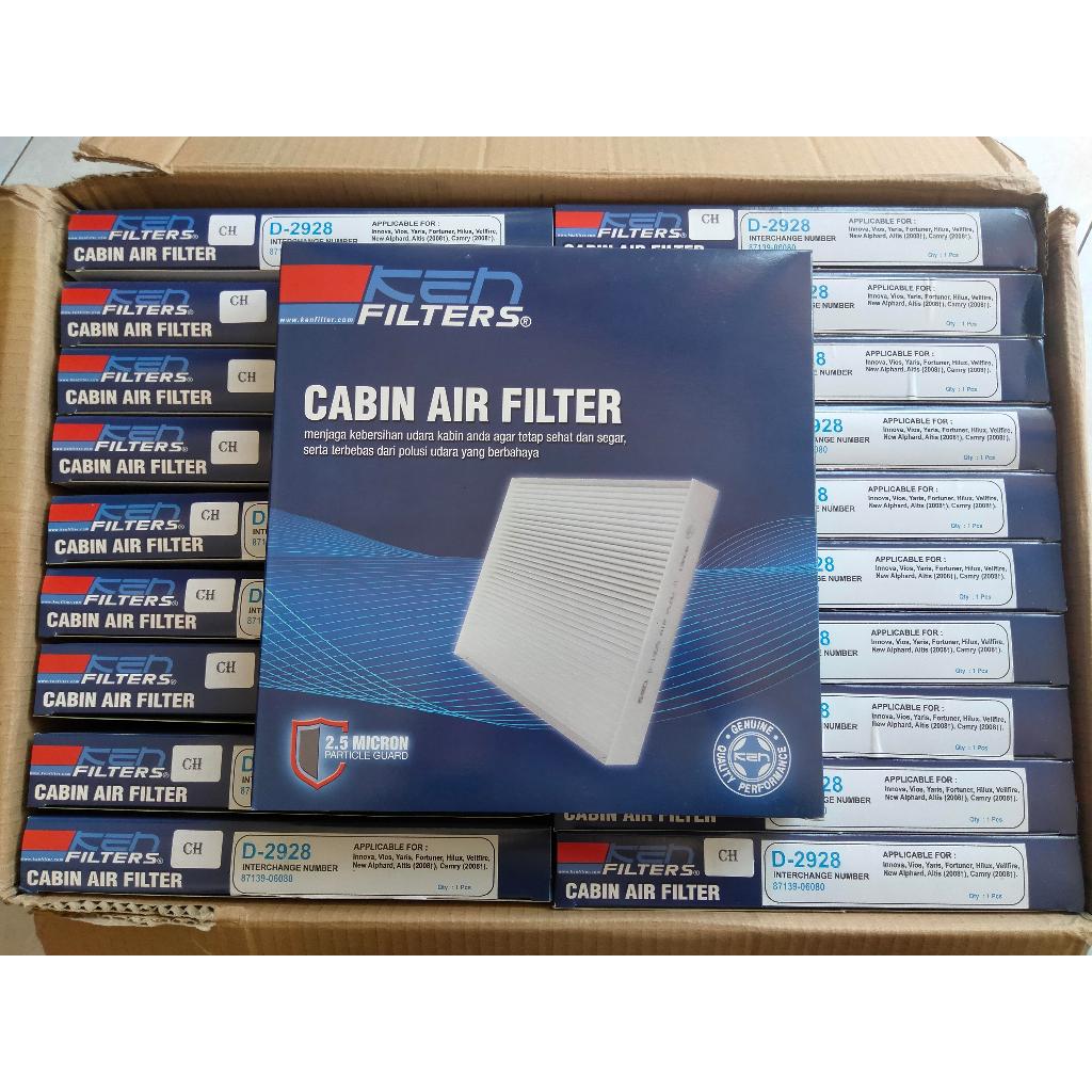 Jual FILTER UDARA AC / CABIN AIR FILTER (Innova, Vios, Yaris, Fortuner ...