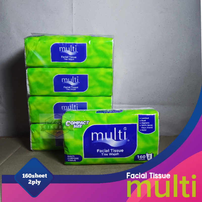 Jual Tissue Facial / Tisu Multi Serbaguna isi 160 sheet | Shopee Indonesia
