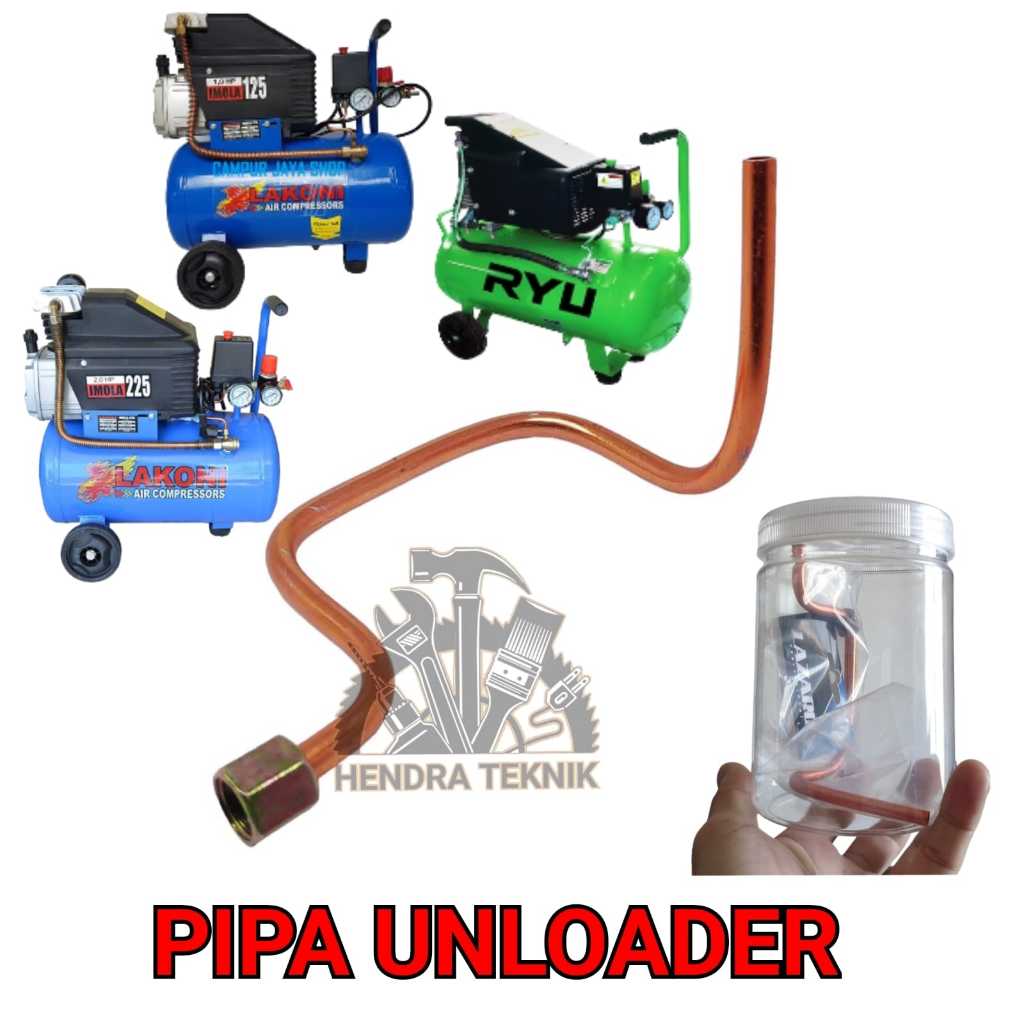 Jual PIPA OTOMATIS 3/4HP PIPA COMPRESSOR UNLOADER 1/8" 1HP PIPA ...