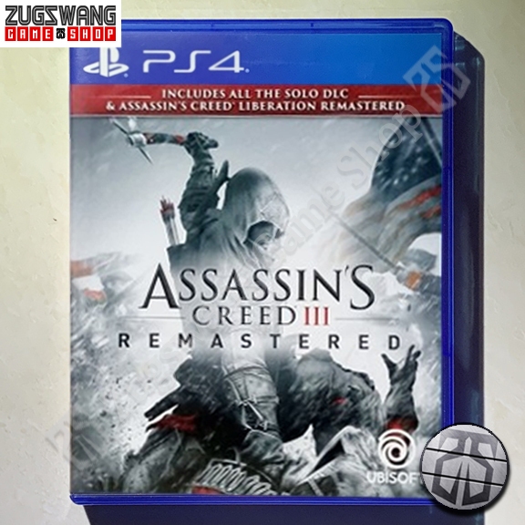 Jual ASSASSIN'S CREED III REMASTERED assassins 3 kaset game bd ps4 ...