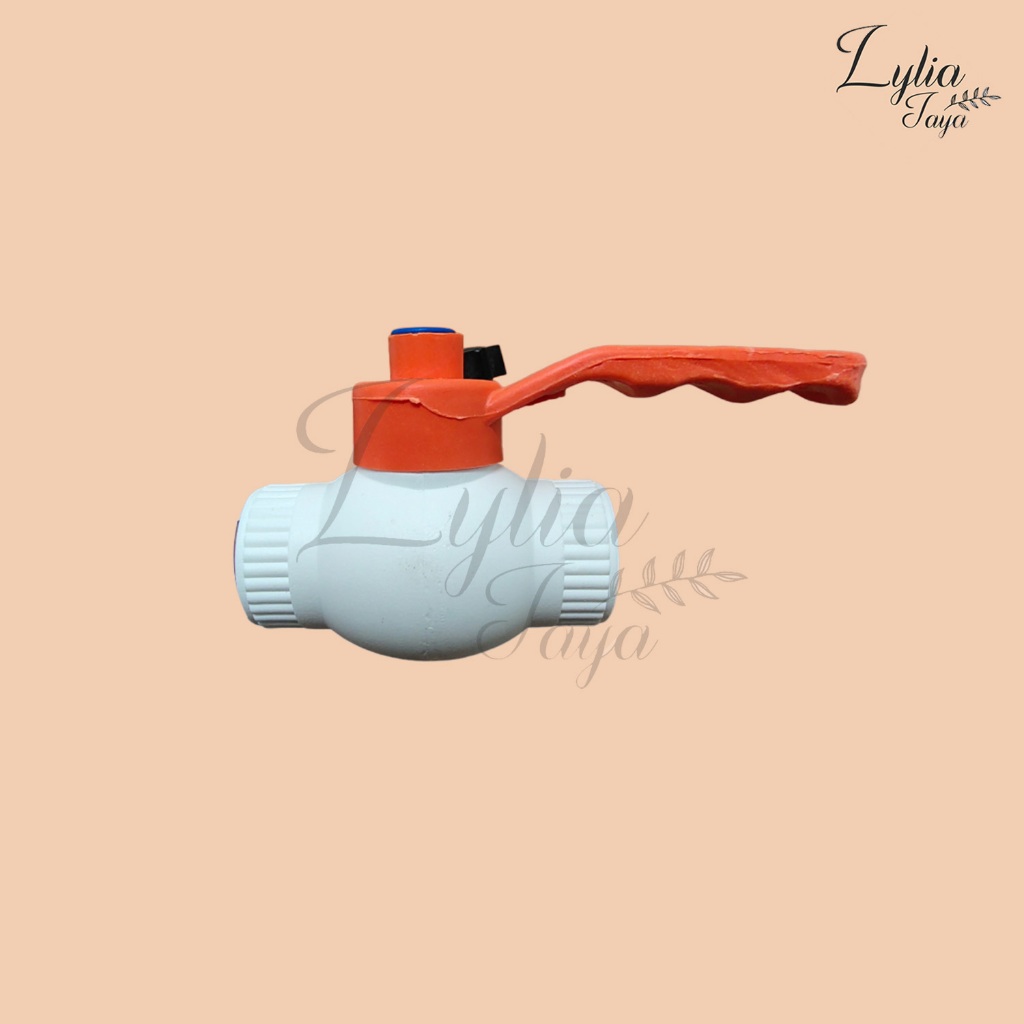 Jual Kran Stop Ball Valve 1/2 - 3/4 Inch Bahan PPR Kran Taman SLT-244 ...