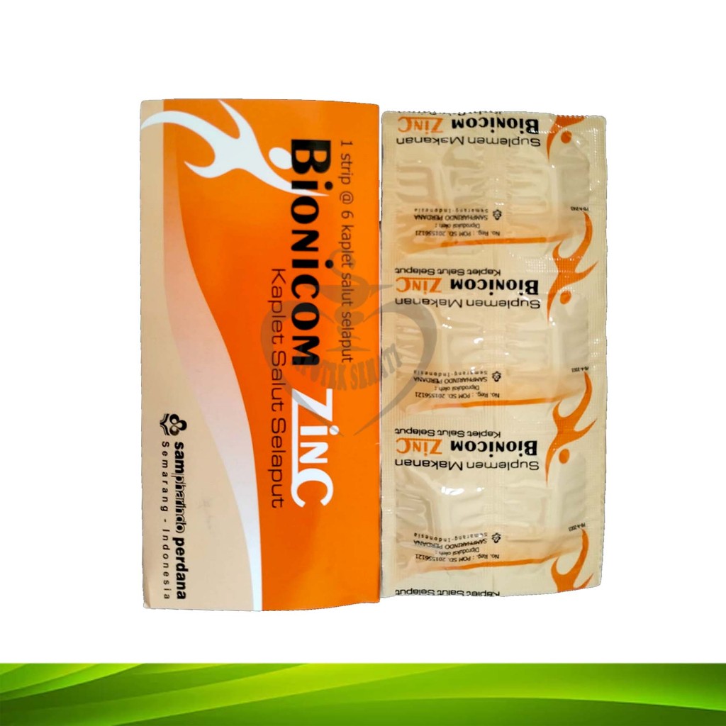 Jual BIONICOM ZINK ZINC SUPLEMEN MAKANAN PLUS VIT C PER STRIP | Shopee ...