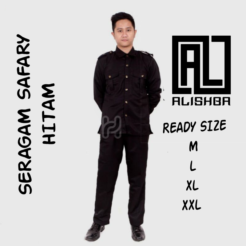 Jual Seragam Safari Baju Safari Setelan Safari Security Seragam Satpam ...