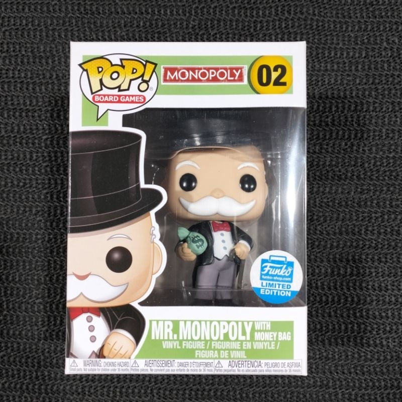 Jual Funko Pop! Board Games Monopoly: Mr. Monopoly With Money Bag #02 ...
