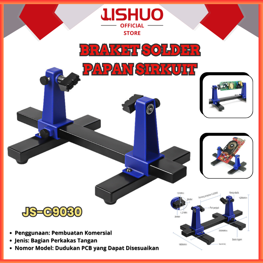 Jual JISHUO Soldering Clamp Holder Sn-390 Pcb Holder Original Penjepit Pcb Holder JS-C9030 ...