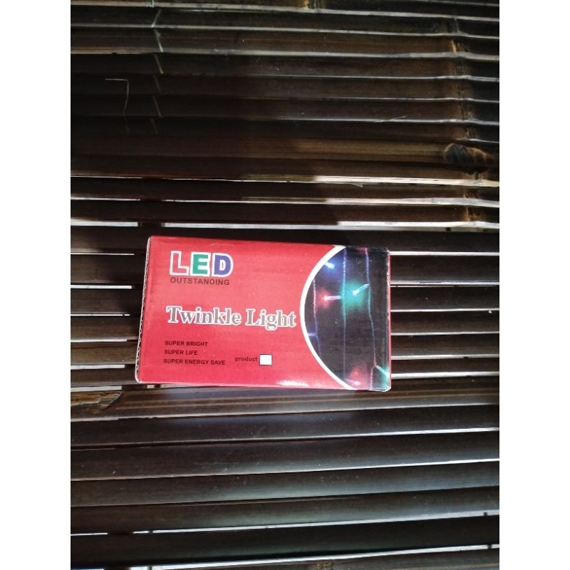 Jual lampu hias LED putih isi 100 panjang-+8 yard twinkle light ...