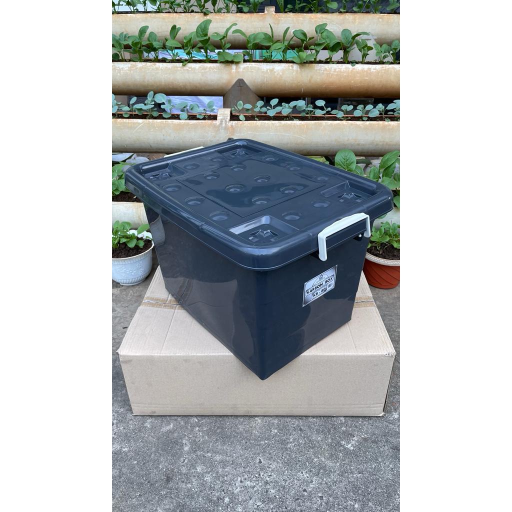Jual Kontainer Box Plastik Container KARBON Box PUMA AKAKO Hitam Black ...