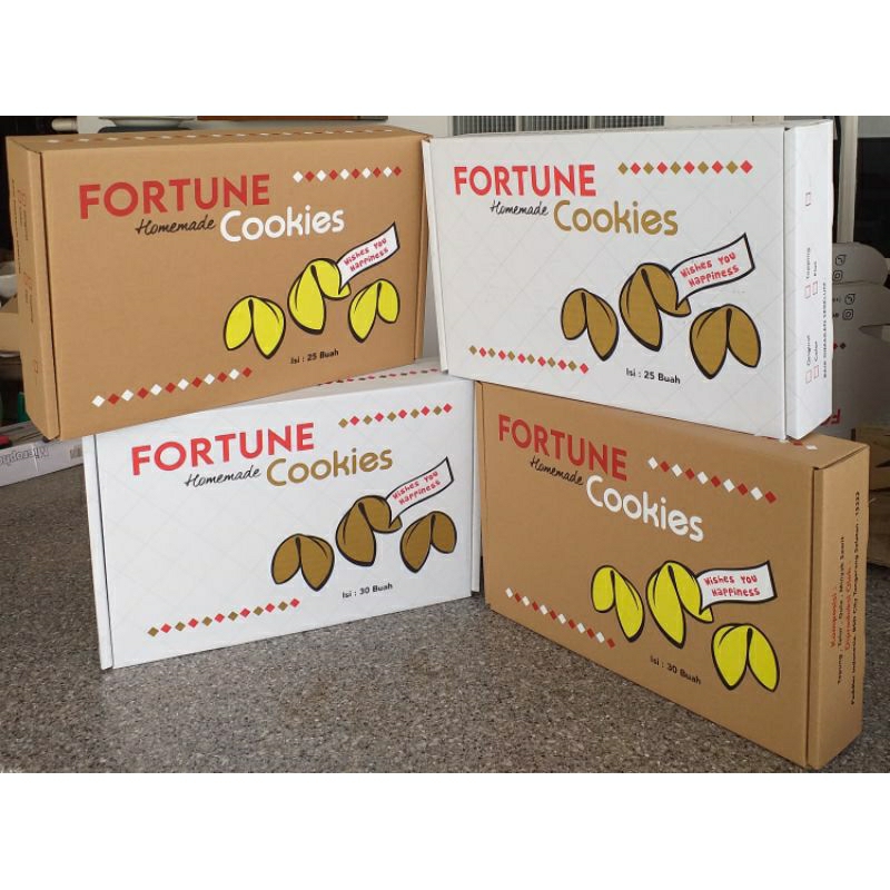 Jual Box For Fortune Cookies (karton saja) | Shopee Indonesia
