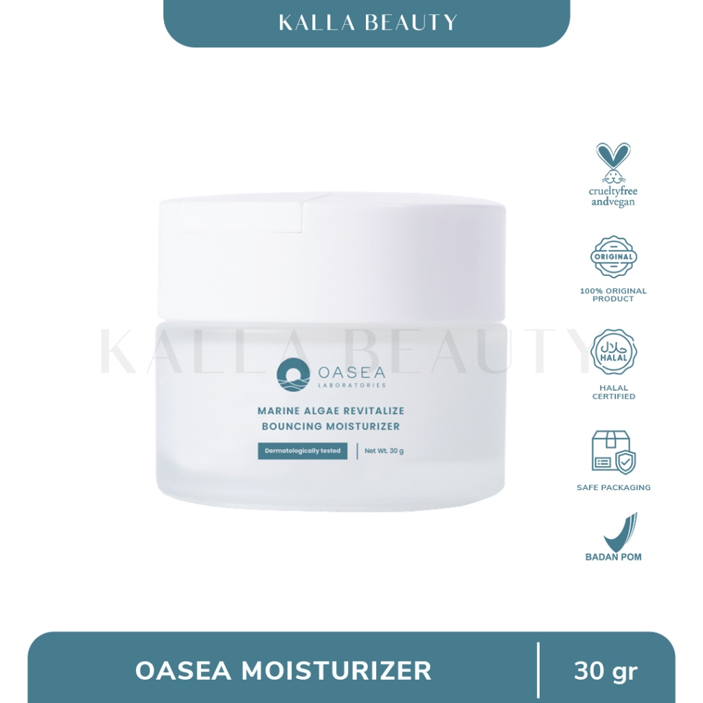 Jual Oasea Marine Algae Revitalize Bouncing Moisturizer 30gr | Shopee ...