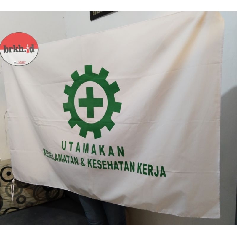 Jual Bendera Safety K3 100x150 Bahan Katun | Shopee Indonesia
