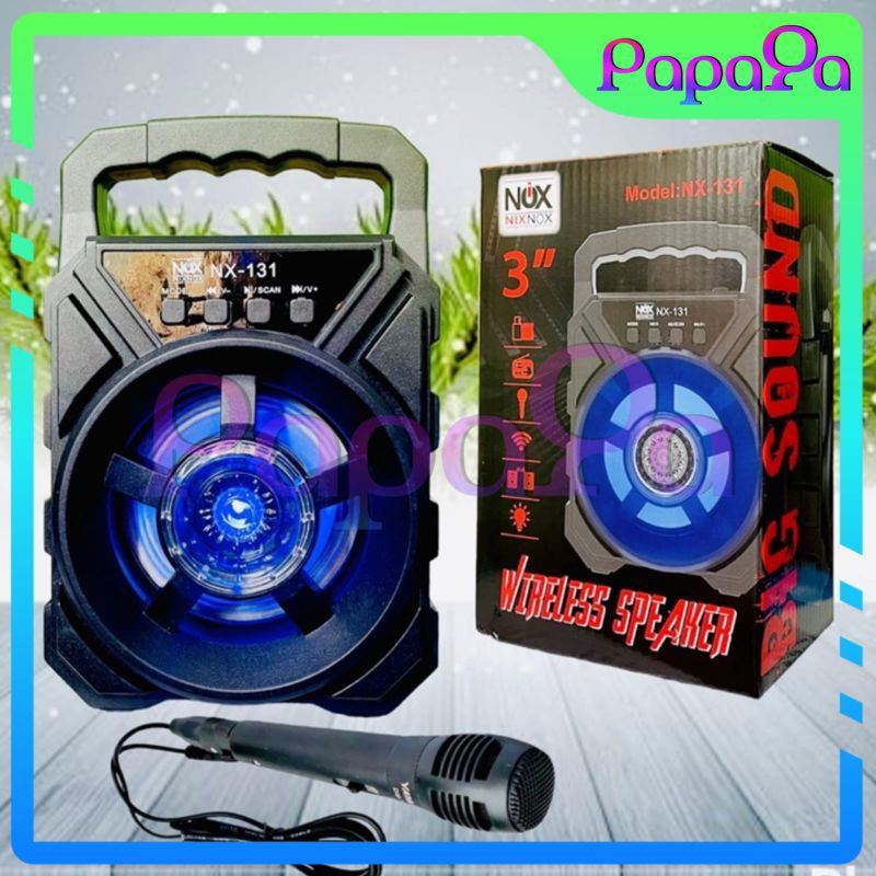 Jual XTM-5009 Speaker Bluetooth Karaoke Portable | Musik Box Free Mic ...