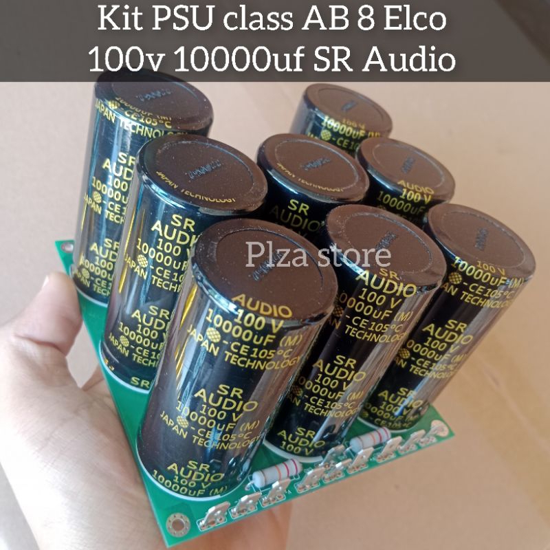 Jual Kit PSU 8 Elco 100v 10000uf SR Audio original PSU class AB isi 8 ...