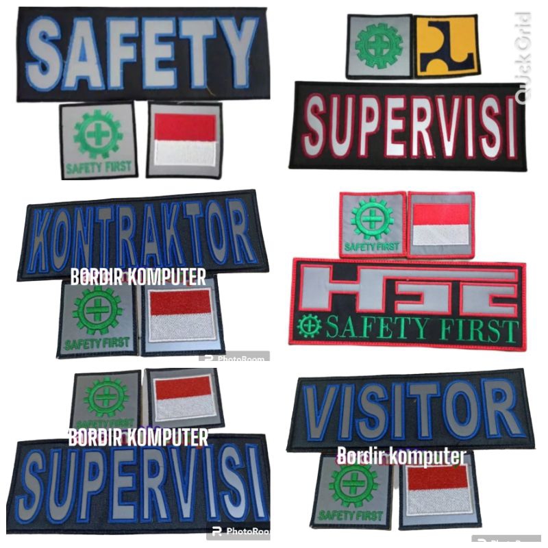 Jual Logo safety,lambang k3 ,atribut HSE,lambang bendera, Logo pupr ...