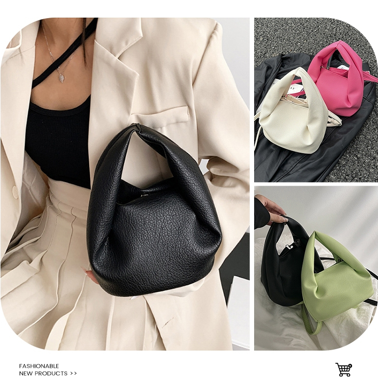 Jual Tas Tangan Tekstur Premium Tas Kulit Kecil Tas Gadis Lucu Lipit ...