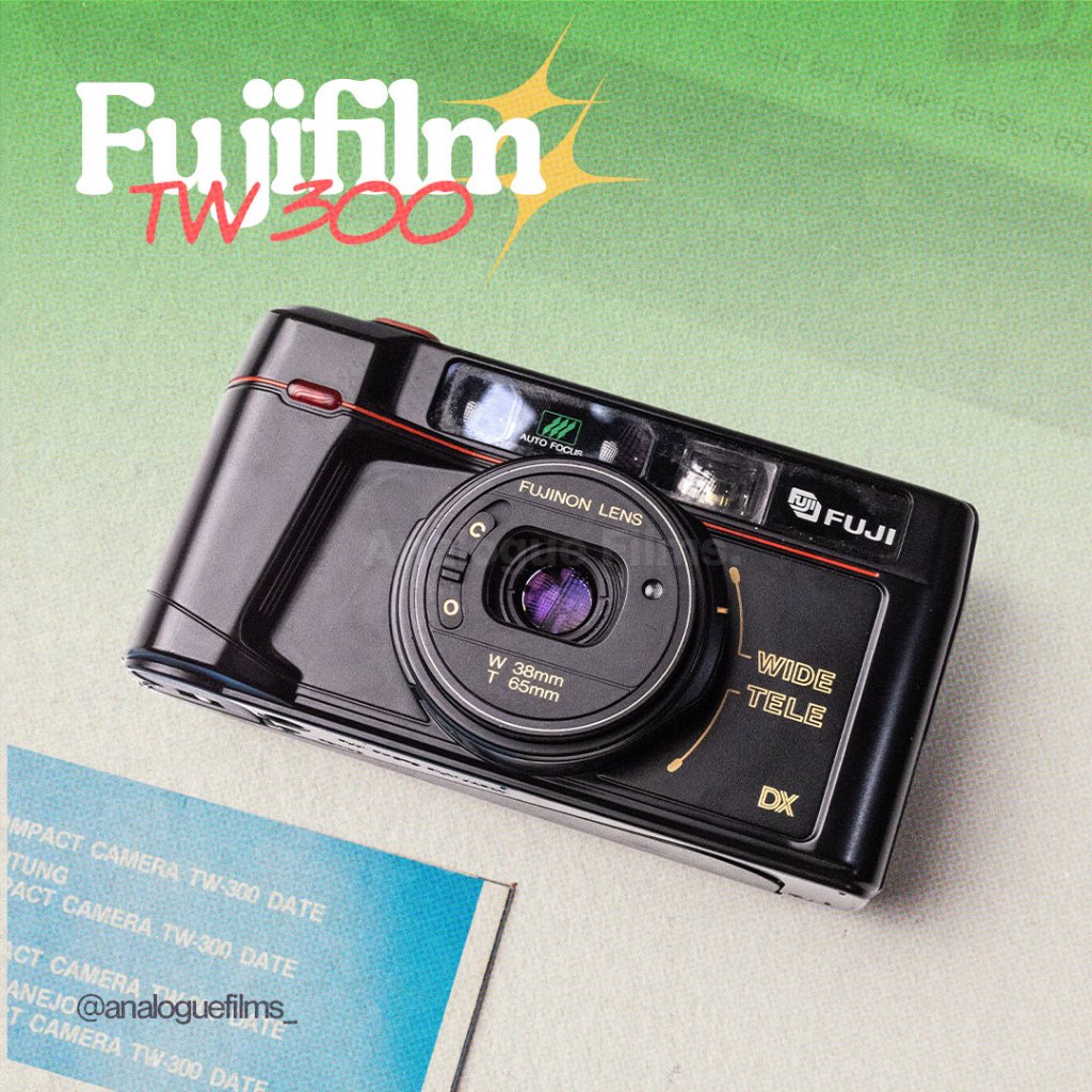 Jual Kamera Analog Fujifilm TW 300 Lengkap Dus ! Super Mulus ! | Shopee ...