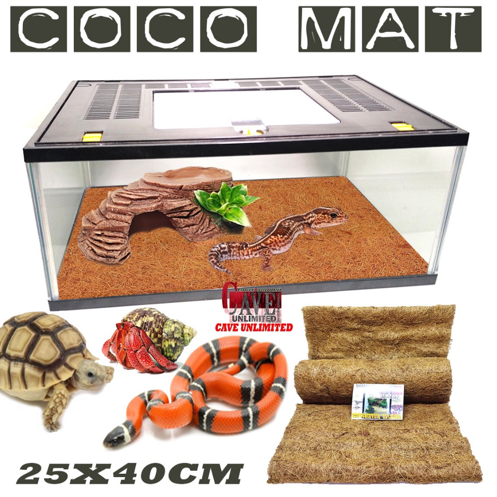 Jual COCO MAT COCOMAT SUBSTRAT ALAS KANDANG REPTILE GECKO TORTOISE ...