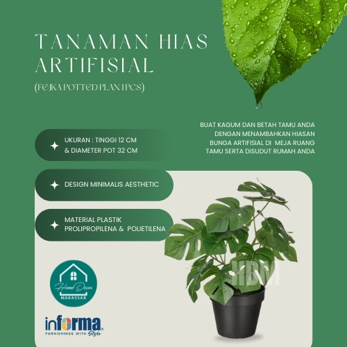 Jual IKEA Tanaman Hias Artifisial Asparagus FEJKA Potted Dahlia Grass ...