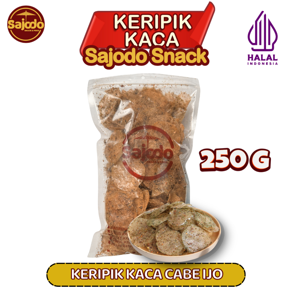 Jual SAJODO - KERIPIK KACA SPECIAL 250GRAM | Shopee Indonesia