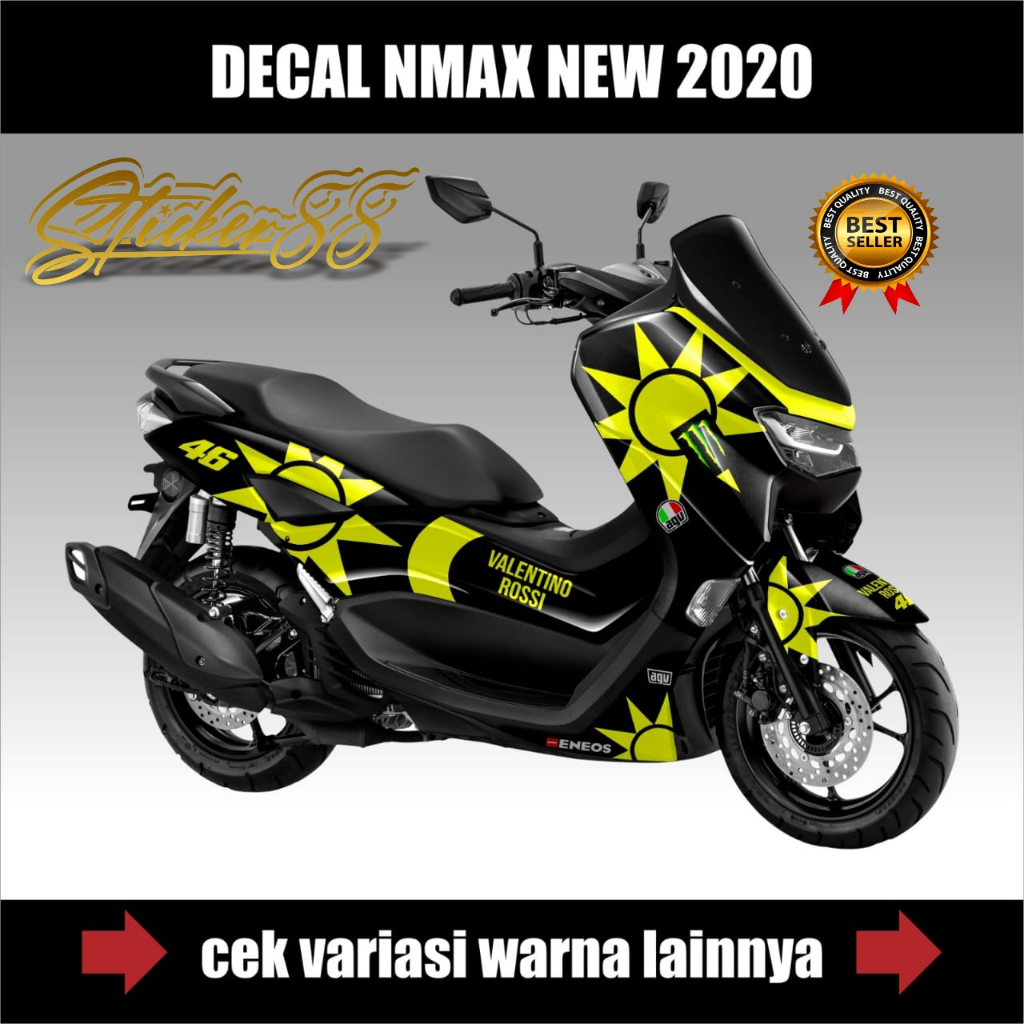 Jual STICKER DECAL NMAX 2020 GRAFIS VALENTINO ROSSI / DECAL NMAX 2020 ...