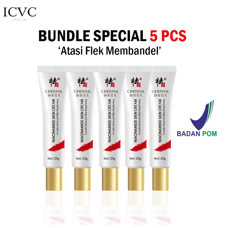 Jual [BPOM] Termurah Isi 5 Pcs CINDYNAL Penghilang Flek Bintik Noda Hitam Whitening Freckle ...
