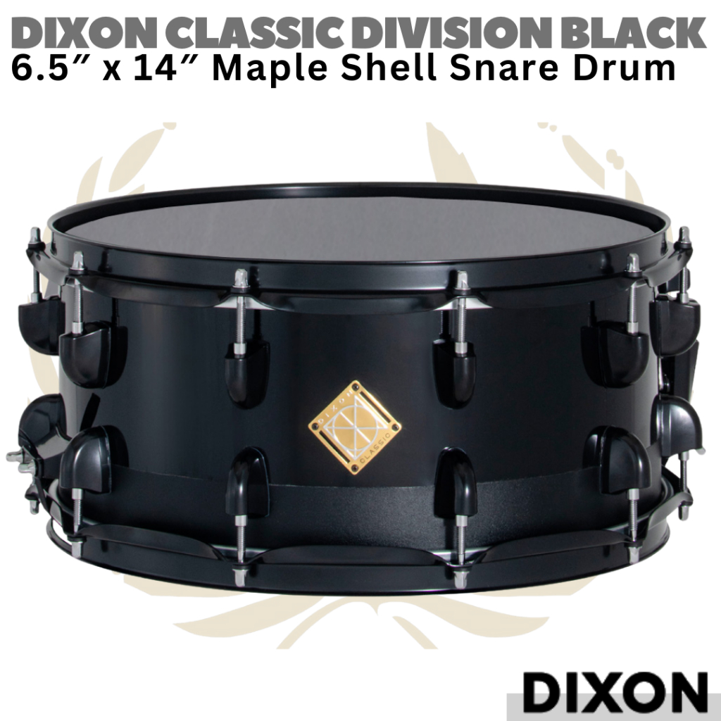 Jual DIXON CLASSIC DIVISION BLACK PDSCL654 14″ Maple Shell Snare Drum ...