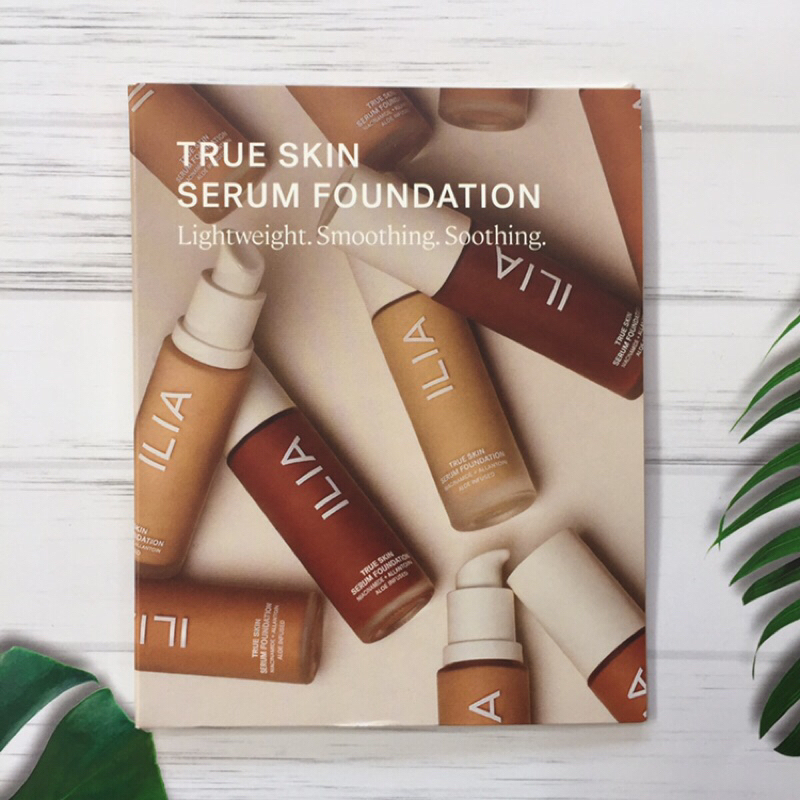 Jual ILIA True Skin Serum Foundation SAMPLE CARD | Shopee Indonesia