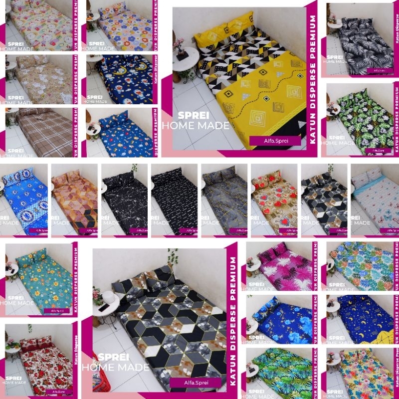 Jual PROMO SPREI MURAH | MOTIF TERBARU | SPREI SAJA | Shopee Indonesia