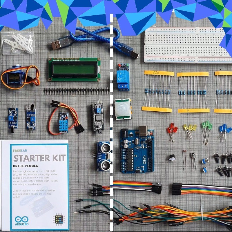 Jual Uno R3 Starter Learning Kit Lengkap utk Pemula dengan Ardu + Tutorial - | Shopee Indonesia