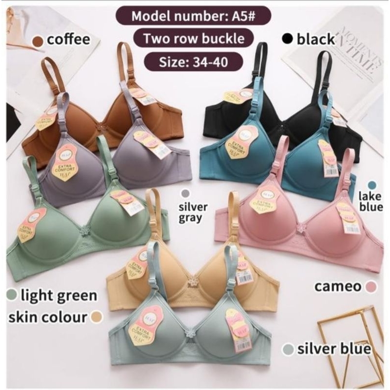 Jual Aily x Teli A5 Bra Wanita Tanpa Kawat Cup Kecil A5 | Shopee Indonesia