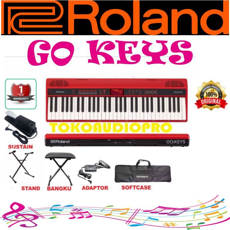 Jual Roland GO KEYS 61-key Music Creation Keyboard Roland GO61K ...