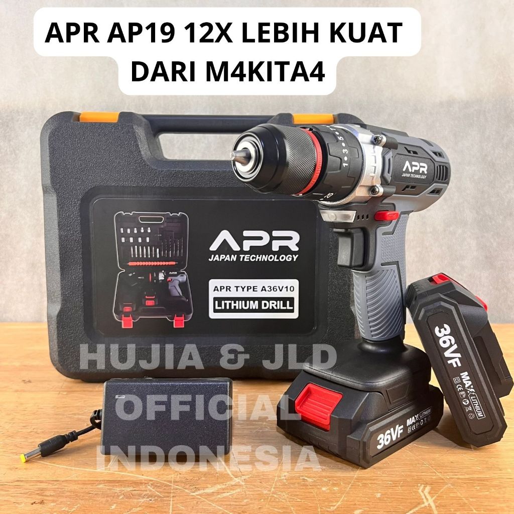 Jual COD MAKTEC bor CORDLESS APR JAPAN GARANSI RESMI 12v 21v 25v 32V 34V 36v 42v 48v 10mm 13mm ...