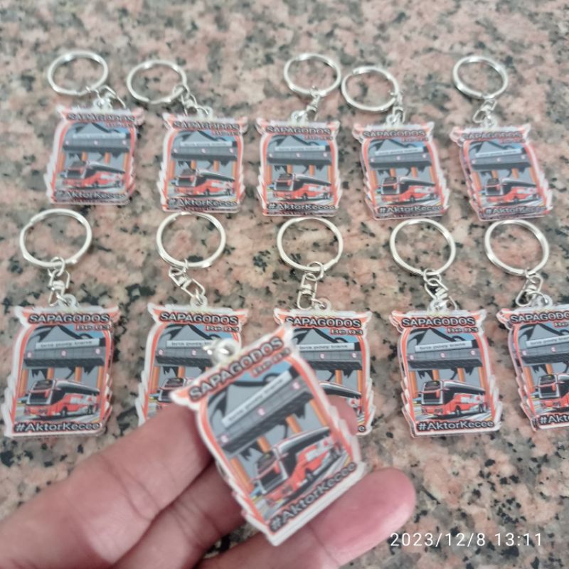 Jual gantungan kunci bris trans sapagodos original (free stiker 4 pcs ...