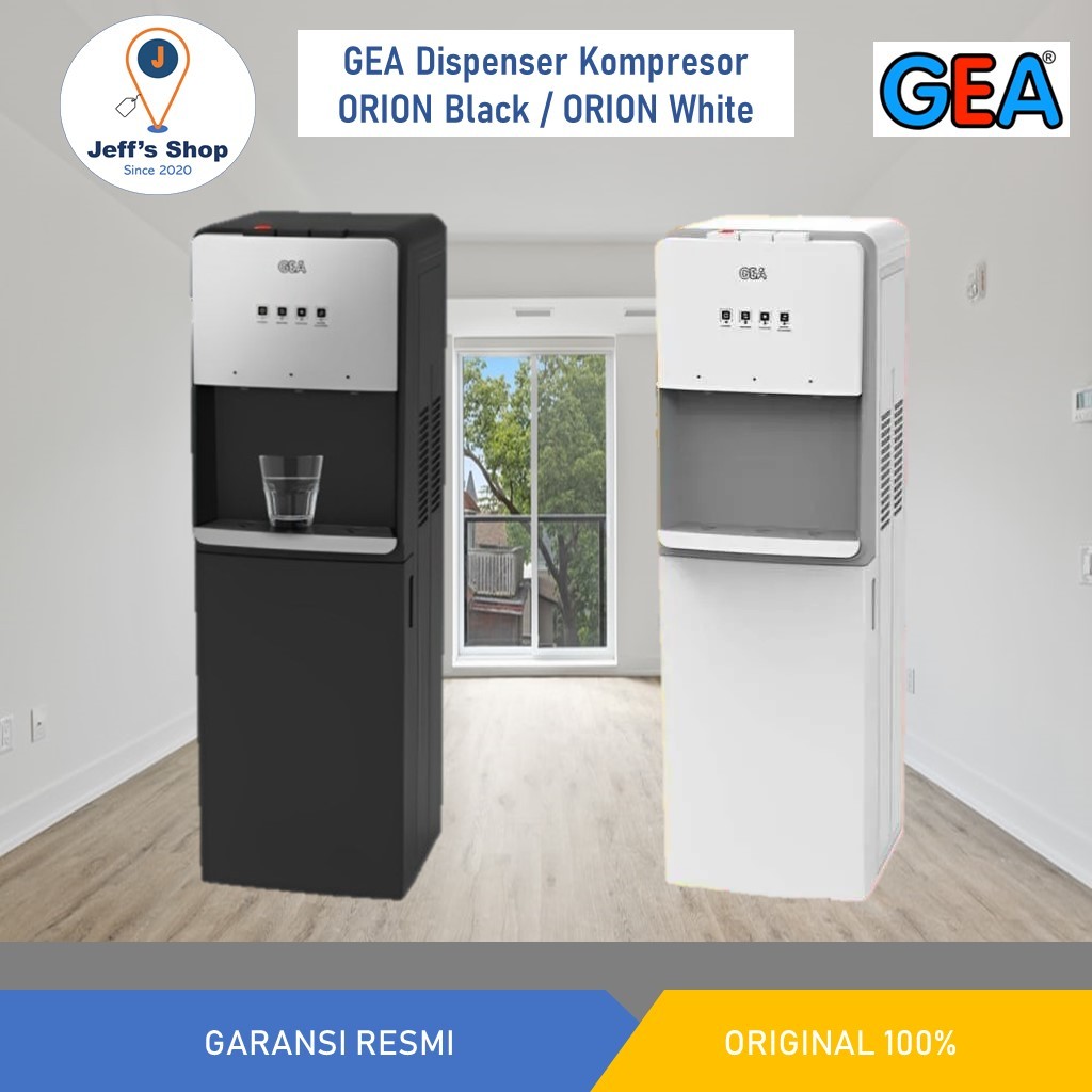 Jual GEA Dispenser [Kompresor] ORION Black / ORION White | Shopee Indonesia