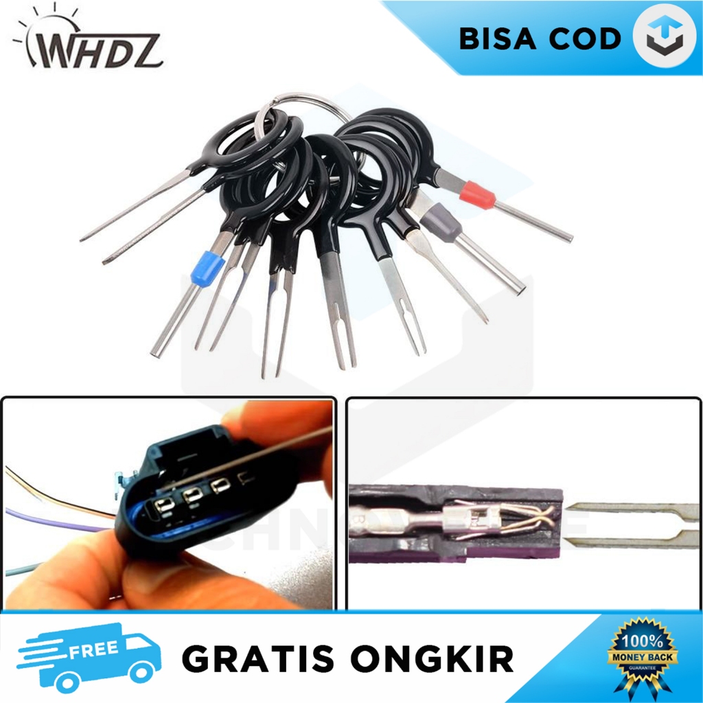 Jual ALAT PEMBUKA KUNCI TERMINAL REMOVAL TOOLS PIN EXTRACTOR KIT ...