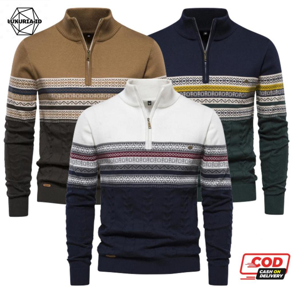 Jual Luxuria Sweater Ciro - Sweater Pria dewasa Sweater Knit ...