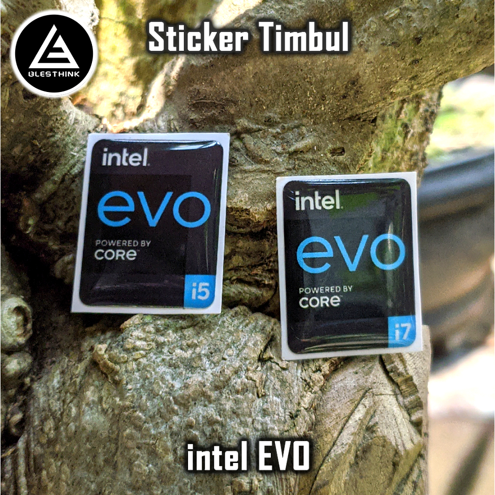 Jual Stiker Timbul Emblem intel Evo Core i5 i7 | Shopee Indonesia