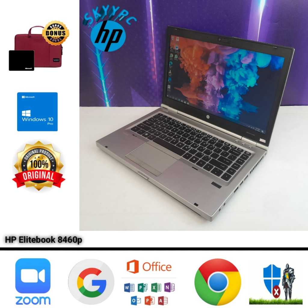 Jual Laptop HP Elitebook 8460P Core i5-2520M Ram 8GB SSD 256GB/1TB ...