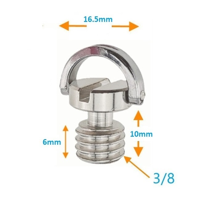 Jual D-Ring Screw/Sekrup 3/8 Baut Sekrup Untuk Cage, Monopod, Tripod ...