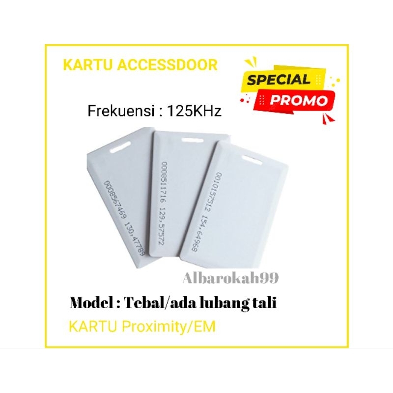 Jual KARTU AKSES PINTU,MESIN ABSEN RFID 125KHZ/13.56MHZ | Shopee Indonesia