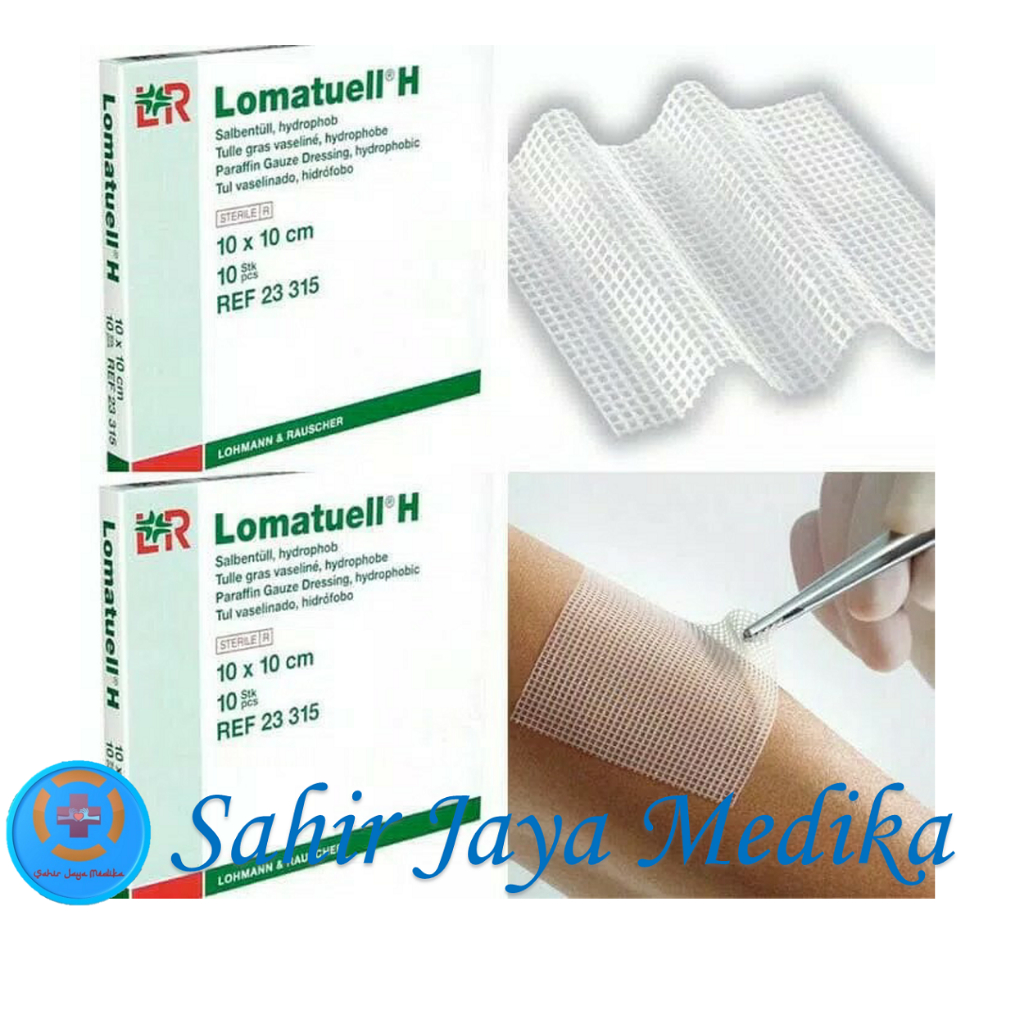 Jual Lomatuell H 10x10 cm Kasa Jaring Penutup Luka Sterile Harga Per ...