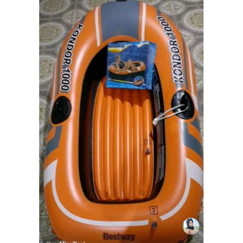 Jual Perahu Banjir karet 155cm prahu anak Bestway Perahu Pompa perahu ...
