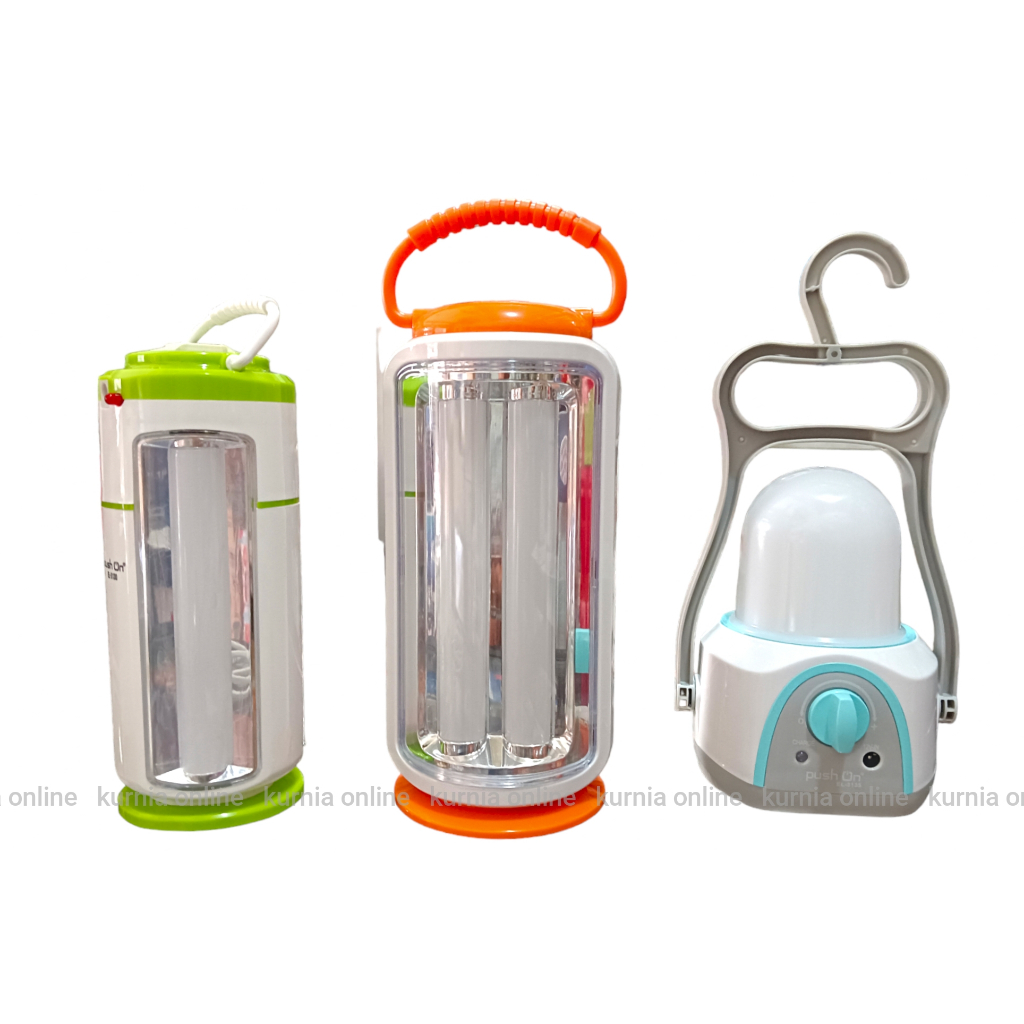 Jual Lampu emergency darurat light senter push on EL 3350 EL 3140 EL ...