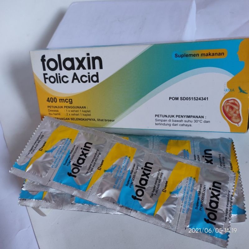 Jual Folaxin 400mcg Tablet (per Strip) | Shopee Indonesia