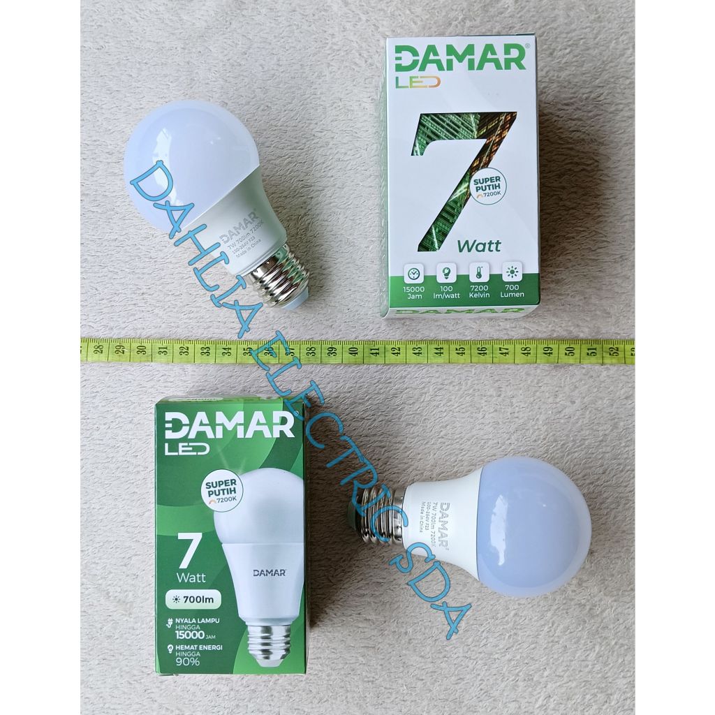 Jual LAMPU LED 7W DAMAR 7200K PUTIH | Shopee Indonesia