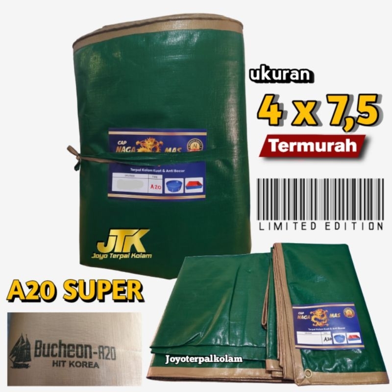 Jual Terpal Truck Korea A20 ukuran 4x7.5 Super Tebal | Shopee Indonesia