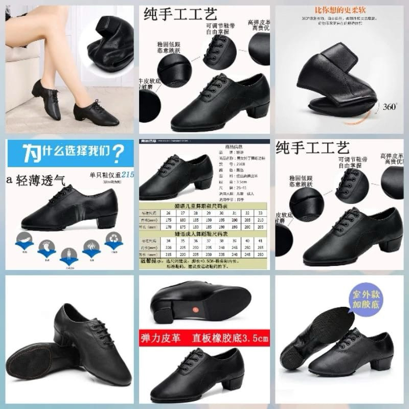 Jual Sepatu Dance Unisex Sepatu Salsa Latin Kostum Model Baru Import ...