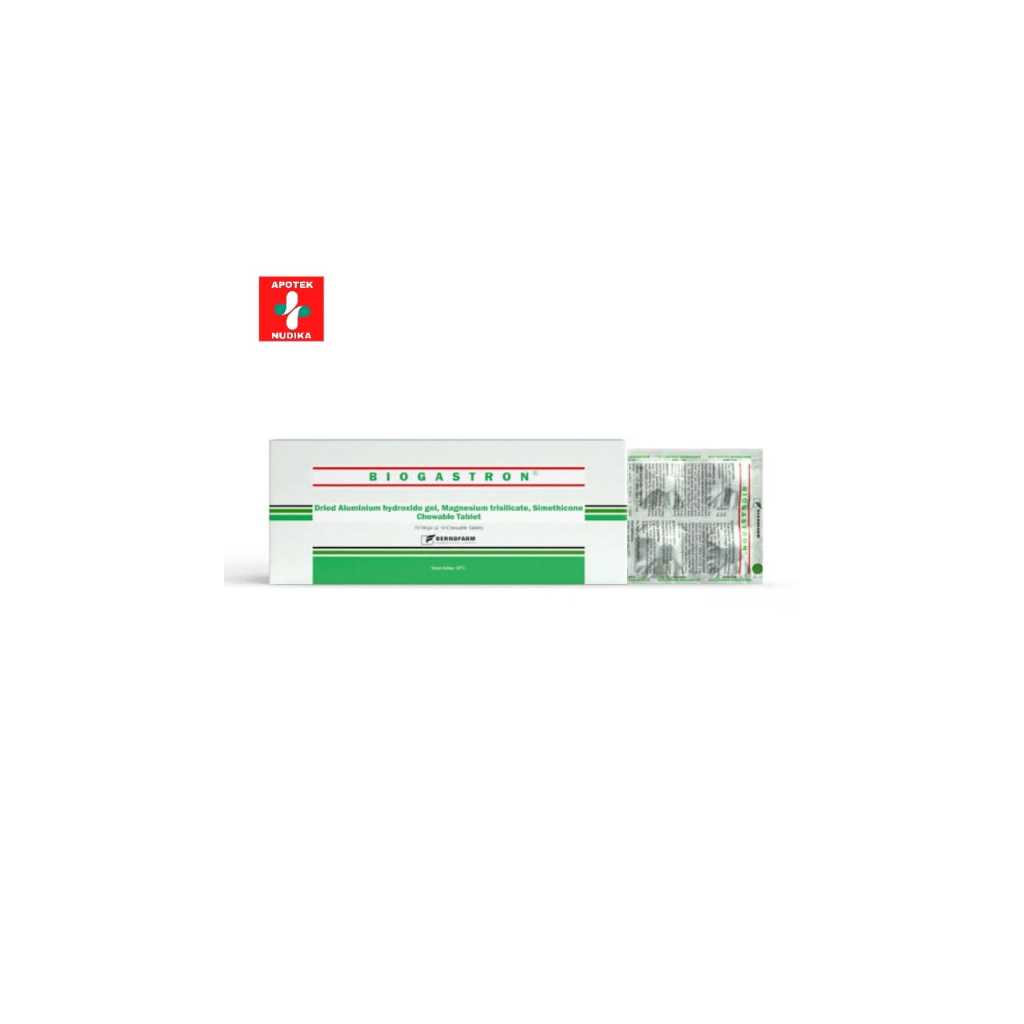 Jual Biogastron Tablet - Obat Kembung & Mual-berno [Strip 10 Tablet ...