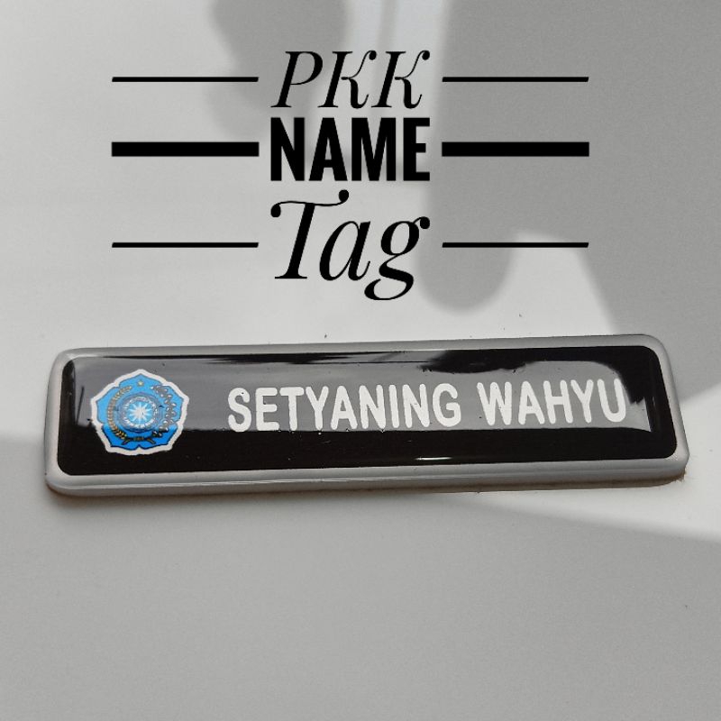 Jual Aneka Model Pilihan PKK Name Tag / Papan Nama Dada / Atribut Papan ...